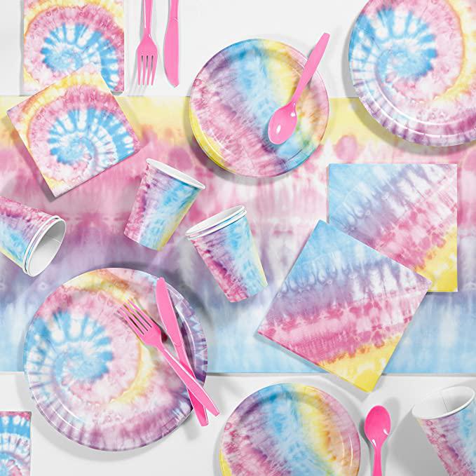 **Tie-Dye Extravaganza: A Groovy Celebration for Girls** – Set With Style