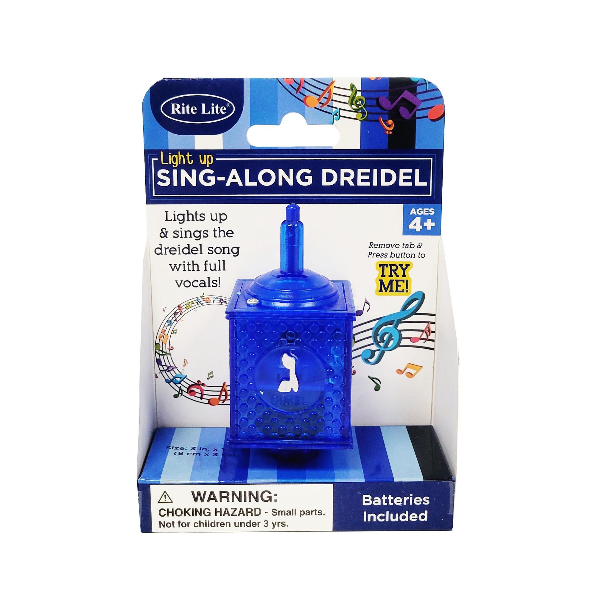 Light Up Sing-Along Dreidel – Set With Style